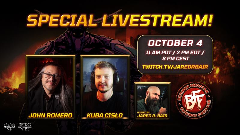 John Romero a Kuba Cisło pripravujú stream venovaný retro strieľačkám ...
