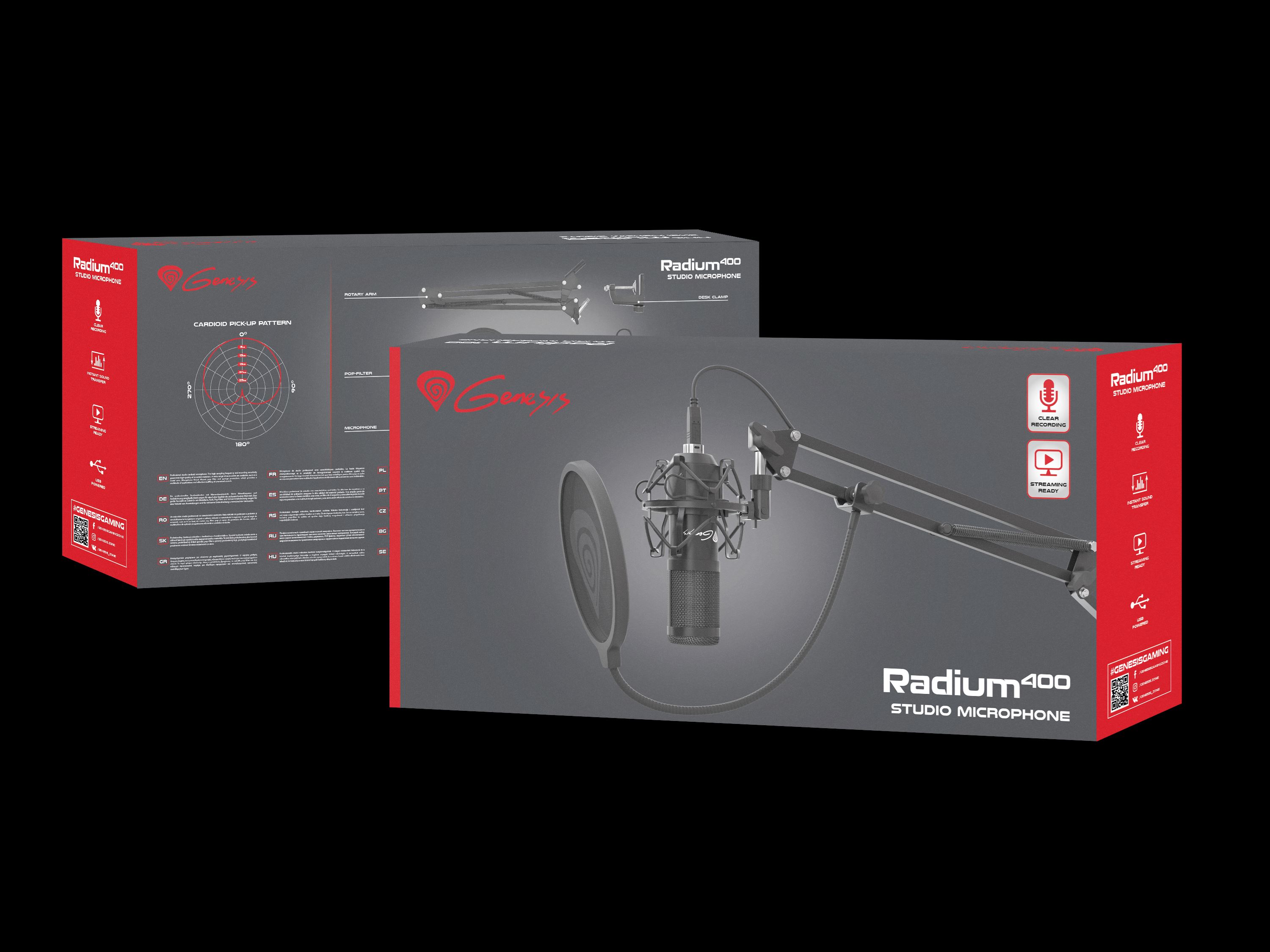 Genesis predstavil nový Genesis Radium 400 mikrofón | Sector.sk