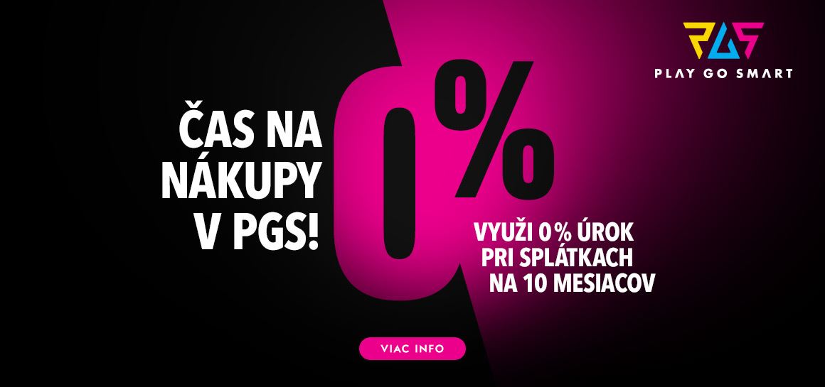 Čas na nákupy – teraz sa oplatí nakúpiť z PlayGoSmart na splátky bez navýšenia | Sector.sk