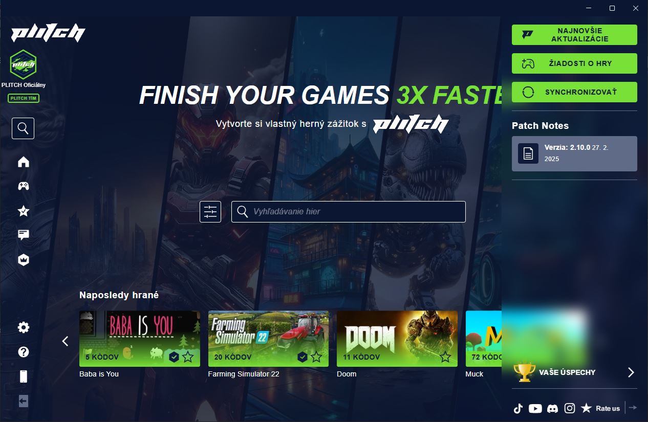 Cheatovacia a modovacia platforma PLITCH prichádza do Česka a na ...