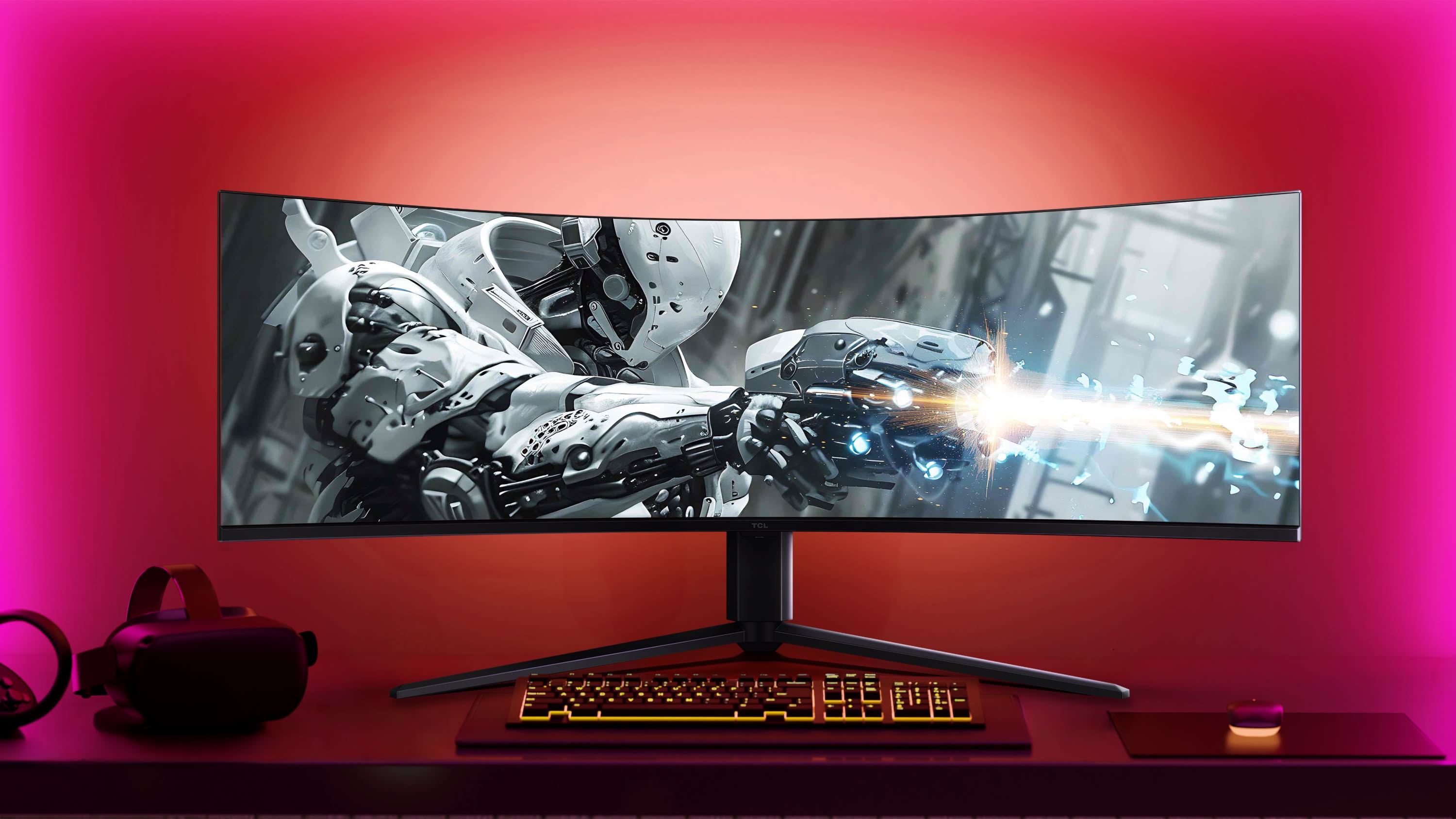 TCL predstavil 57-palcový ultrawide Dual 4K QD-Mini LED herný monitor ...