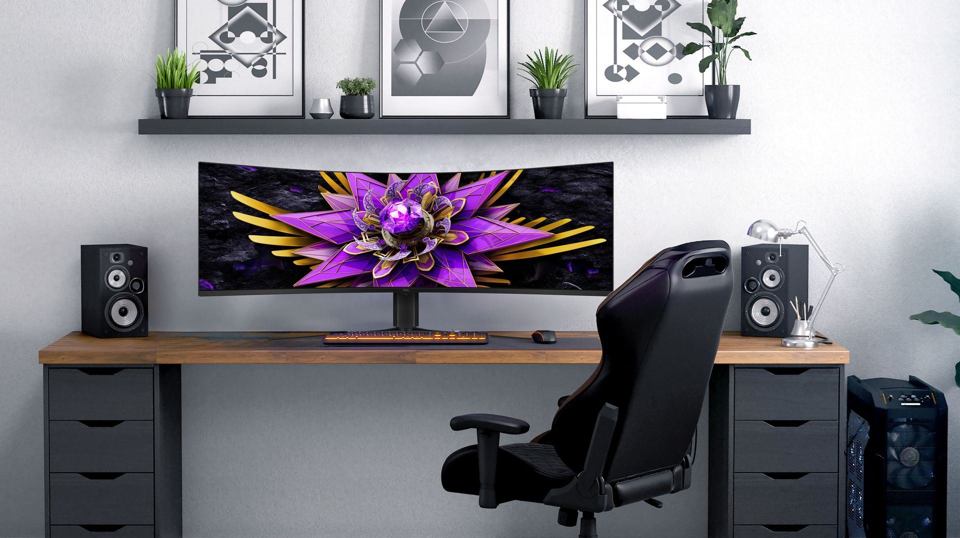 TCL predstavil 57-palcový ultrawide Dual 4K QD-Mini LED herný monitor ...