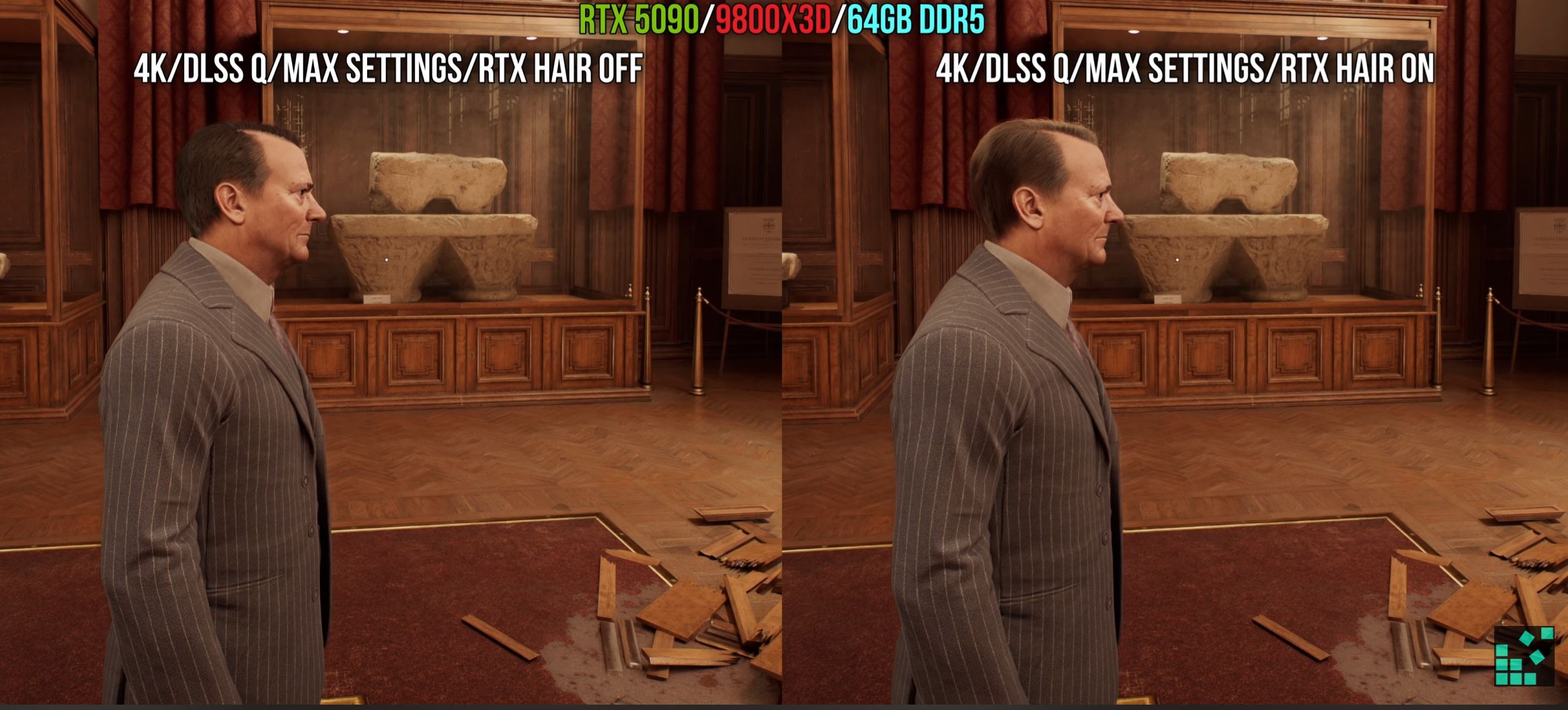Porovnanie RTX Hair funkcie v Indiana Jonesovi | Sector.sk