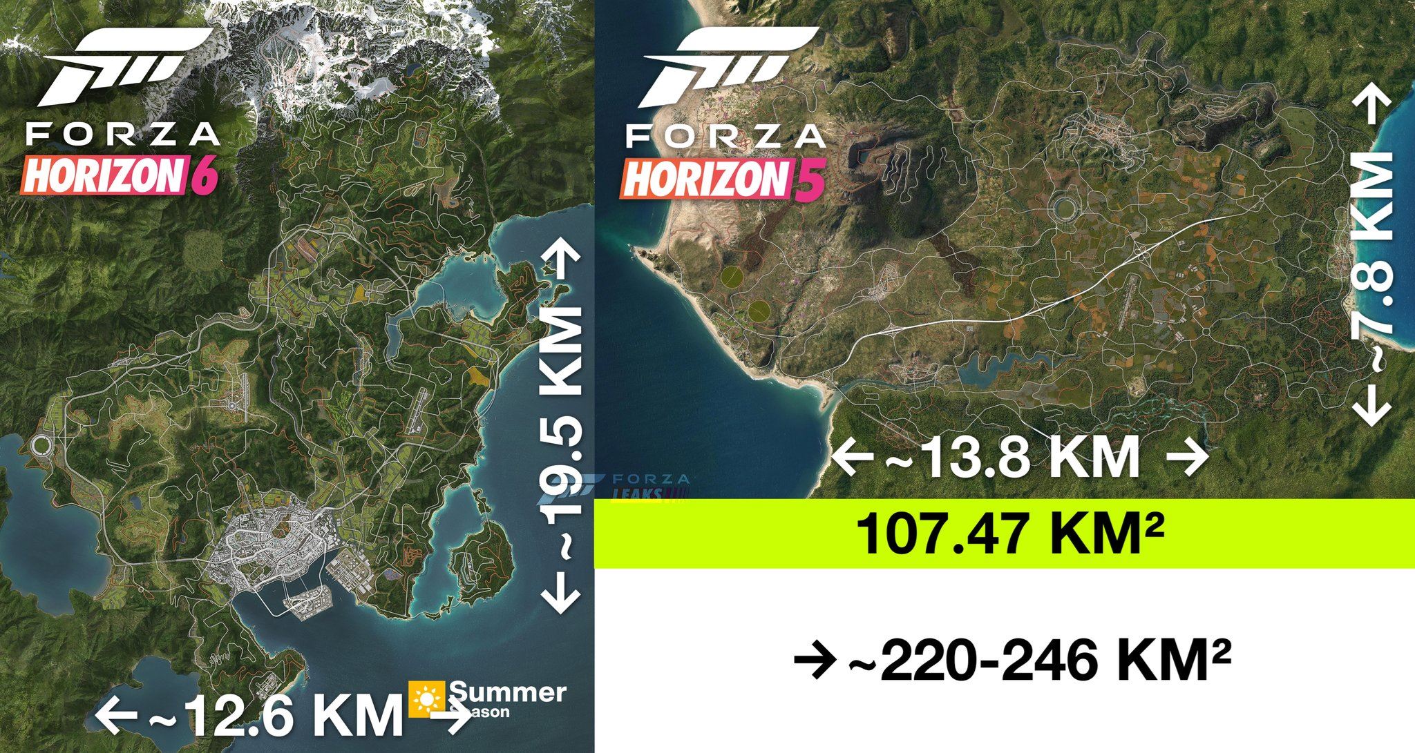 Mapa Forza Horizon 6 predstavená | Sector.sk